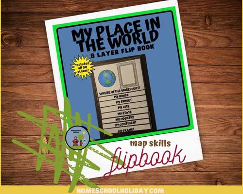 Where in the World am I flipbook by Happy Hive Homeschooling | TpT