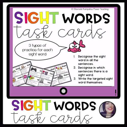 Kindergarten Sight Word Practice | Reading Sentences & Fluency | TPT