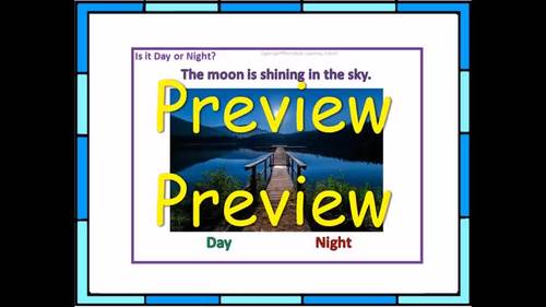 Is it Day or Night?- Task Slides, Clip Task Cards- All real Images ...