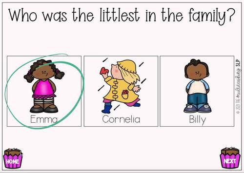 The Littlest Valentine Book Companion | Speech Therapy | Boom Cards ...