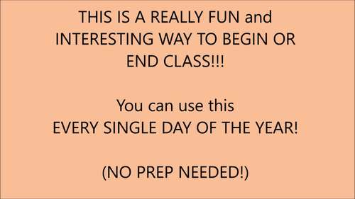 Valentine's Day Month! Daily Warm-Ups-Brain Breaks-Facts: Did You Know ...