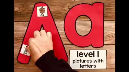 Interactive Alphabet DIFFERENTIATED for Preschool, Kindergarten ...