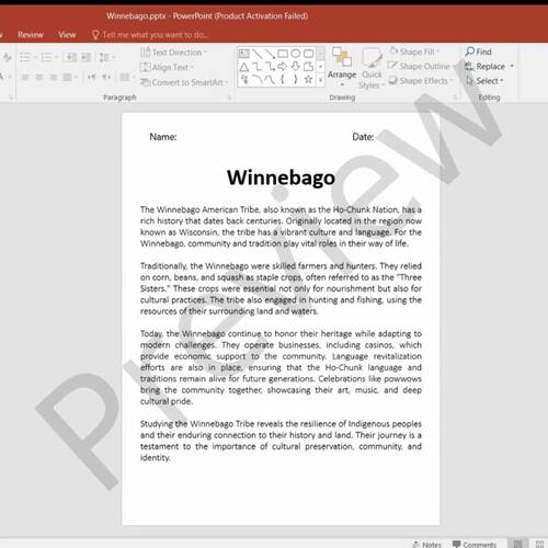 Native American Tribes Bundle – Informational Activities with Comprehension