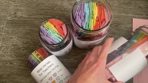 Jar of Bible Verses for every Emotion - Christian Printable - Feelings