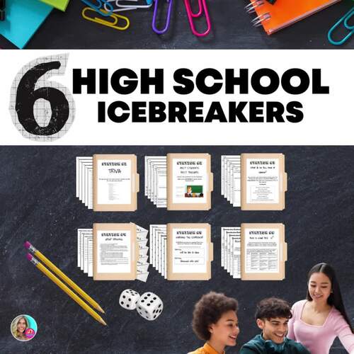 High School Icebreakers! (That they will actually enjoy!) Spanish included