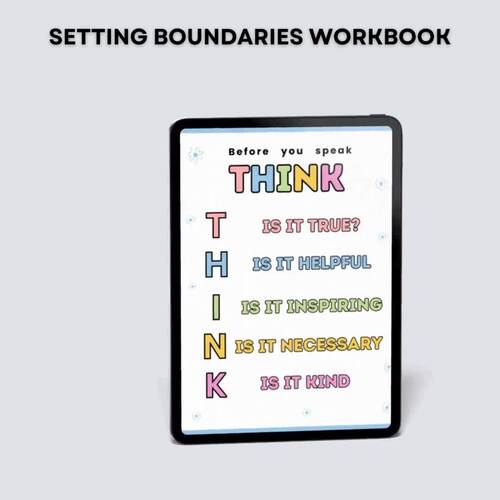 Kids Therapy Tool, Think It Say It Workbook, Social Thinking Strategy ...