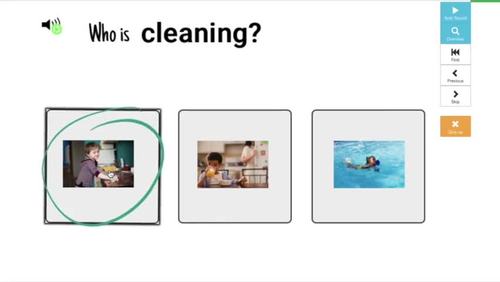 Receptive Language Skills Interactive Boom Cards by The Autism Helper