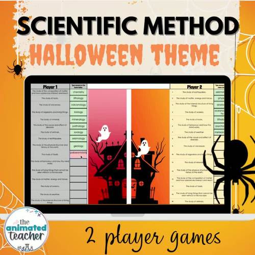 Scientific Method Halloween Activity 2 player racing games bundle