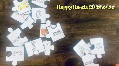 Uppercase and Lowercase Aa - Zz Puzzles Hands-On Activity | TpT