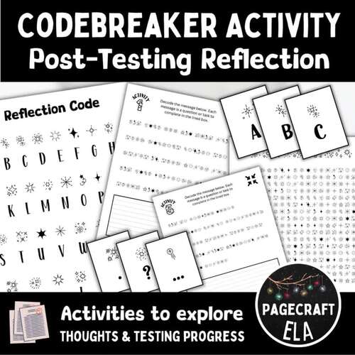 Post-Testing Codebreaker Cryptogram Activities with Optional Scavenger Hunt