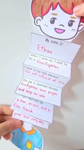 My Dream Job Flipbook Writing Craft:Career Day:Back to School:My Life Goals