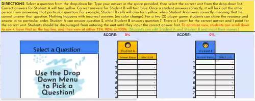 3D Shapes Volume 2 Player Game by Abaco Education Zone | TpT