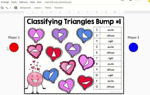 Classify Triangles by Angles Digital and Printable Game - 4th Grade ...