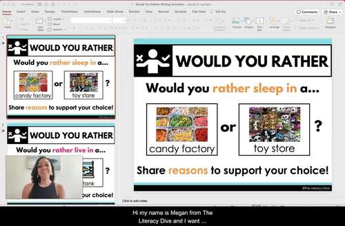 Would You Rather Creative Writing Prompts | Opinion Writing Lessons ...