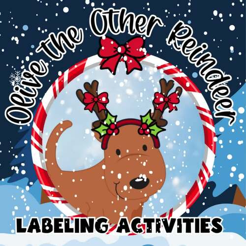 Olive the Other Reindeer Christmas Labeling by moonlight crafter by Bridget