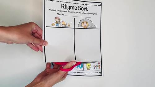 Short E Rhyming Sorts | Worksheets by Happy Reading With Katie | TPT
