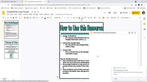 Digital Winter/Holiday Sudoku Logic Puzzles by Math Hands On | TPT