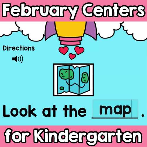Valentine's Day Boom Cards for Kindergarten - February Math and ...