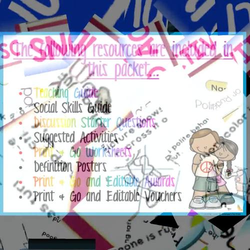 GOOD MANNERS Lessons, Activities and Worksheets - Be Polite - Courtesy