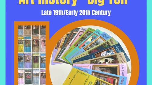 Art History Task Cards Set of 24 Art Criticism Middle School Art High ...