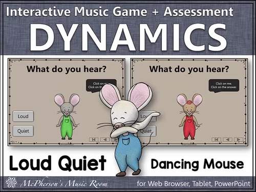 Dynamics Music Opposites ~ Loud Quiet Interactive Music Game {Dancing ...