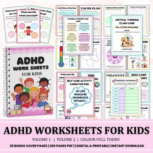 ADHD Worksheets & Learning Activities for Kids | Focus & Attention ...