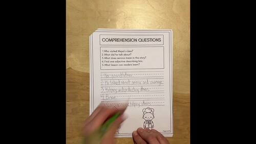 Veterans Day Cross-Curricular Workbook | Reading, Writing, Math, and More!