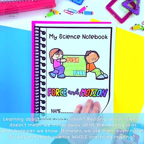 Force & Motion Science & Reading Unit by Ciera Harris Teaching | TPT