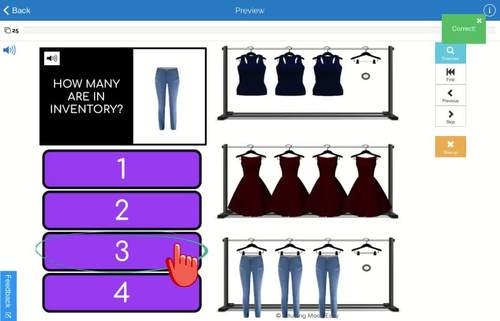 Counting Inventory - Clothing Store Digital Task Cards | TPT