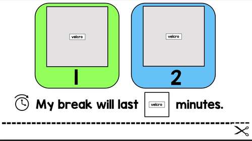 Break Cards Chart for Emotional Regulation and Classroom Management ...