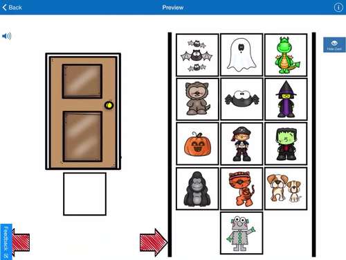 Halloween Themed Peekaboo Trick or Treat Interactive Book + BOOM CARDS