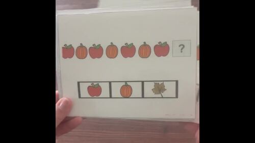 Fall Pattern Cards by Making Meaningful Materials | TPT