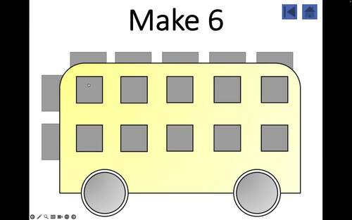 Ten Frame: Interactive Double Decker Bus by Fresh Start Math | TPT