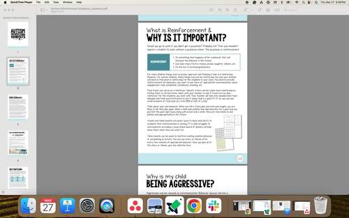 Autism Informational Handouts for Parents & Families by The Autism Helper