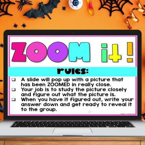 Virtual Meeting Games | Distance Learning | DIGITAL GAME | HALLOWEEN