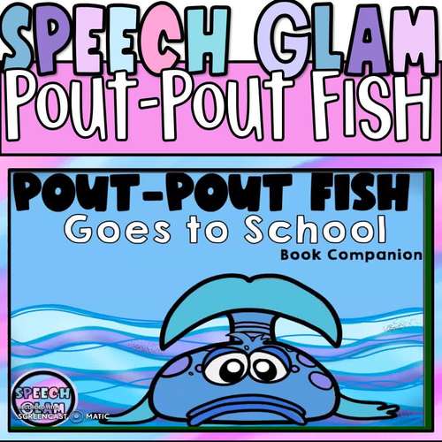 Pout Pout Fish Goes to School Companion (Interactive PDF & Boom Cards ...