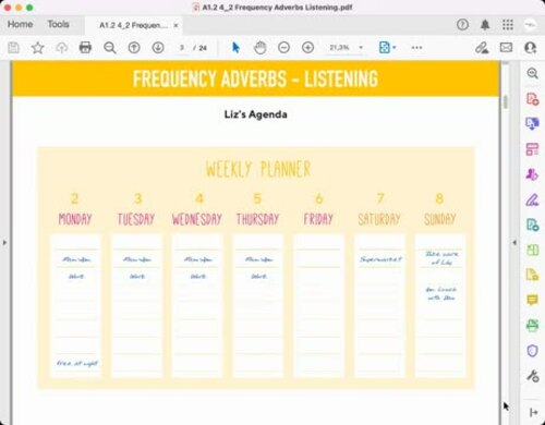 ESL Beginners Lesson: Practise Listening to Adverbs of Frequency