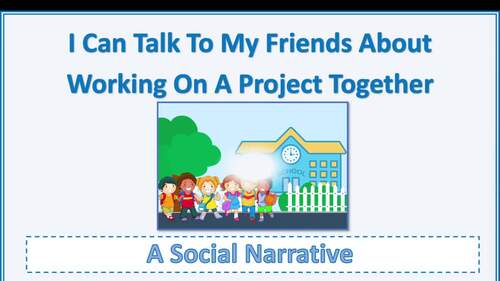 Making and Playing with Friends Social Story Autism ADHD Special Education