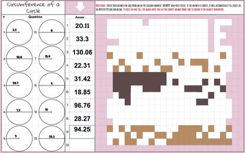 Circumference and Area of a Circle Bundle | Pi Day by Math Unicorn