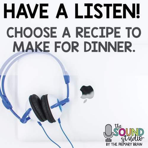 Baking Audio Clips - Sound Files for Digital Resources by The Primary Brain