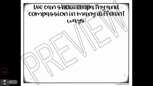 Empathy Classroom Guidance Lesson Turkey November Thanksgiving Theme