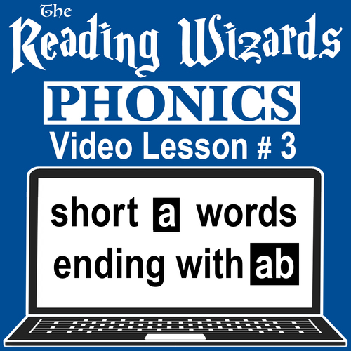 Phonics Video/Easel Lesson - Short A Words Ending With AB - Reading ...