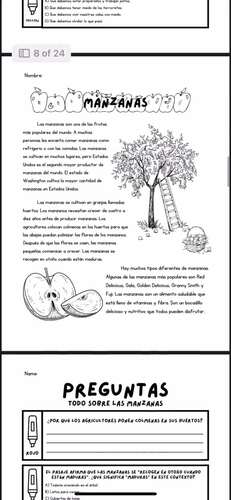 Non-Fiction texts / textos de no ficción September - Spanish & English ...