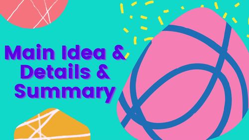 Informational Text BUNDLE- Main Idea, Details and Summary-5 Nonfiction ...