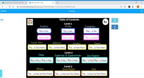 Possessive Pronouns: This is His/Hers/Theirs BOOM Cards by Petite ...