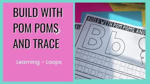 Alphabet Formation | Build With Pom Poms Letter Mats | Fine Motor ...