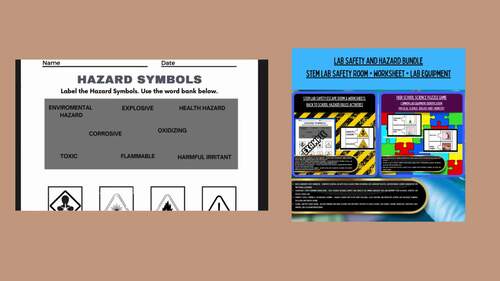 STEM Lab Safety Escape Room & Worksheets | Back to School Hazard Rules ...