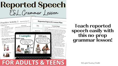 Adult ESL English Grammar Lesson Plan, Worksheets & Activities ...