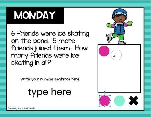 February Number Stories (printable and digital versions) | TpT