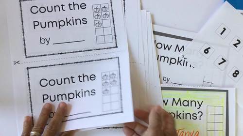 Pumpkin Counting Mini Books from 1 to 10 by Sparking Creativity Now